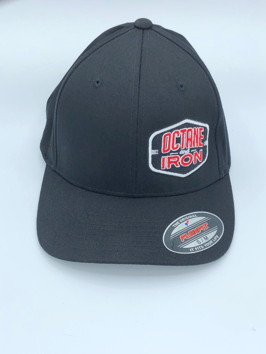 Black Fitted Baseball Cap – Octane and Iron